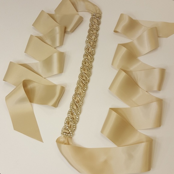 David's Bridal | Accessories | Davids Bridal Wedding Crystal Braided ...